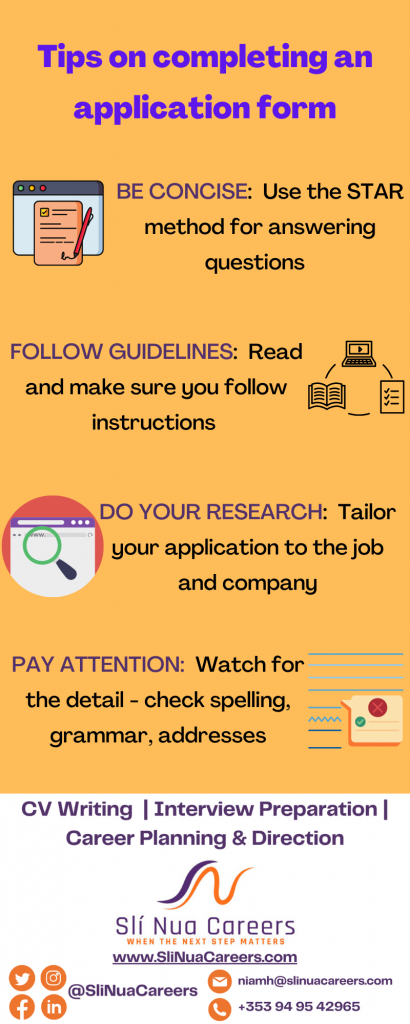 Seven tips to help you write a cracking job application - Slinua Careers