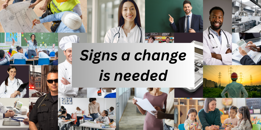 Signs it's time to pivot to a new career path - Slinua Careers